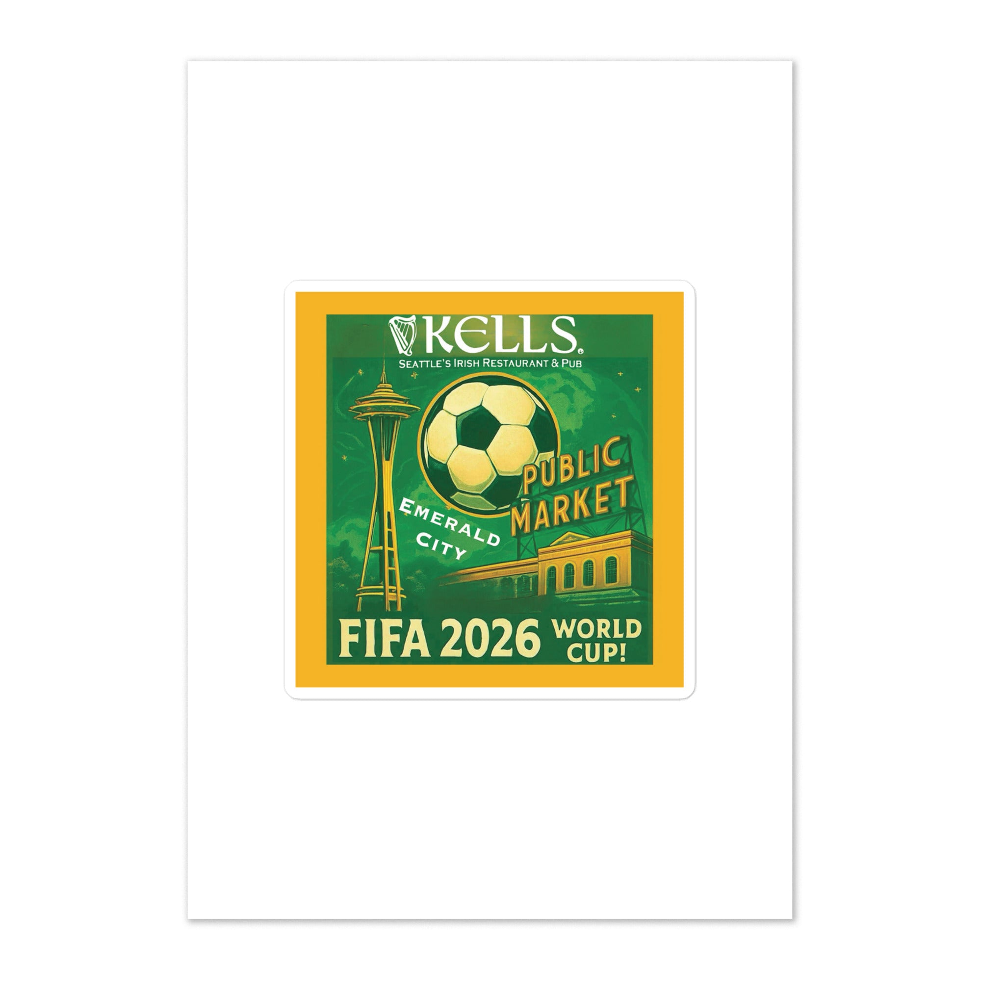 Kells WC 26' Sticker – Kells Irish Restaurant & Pub